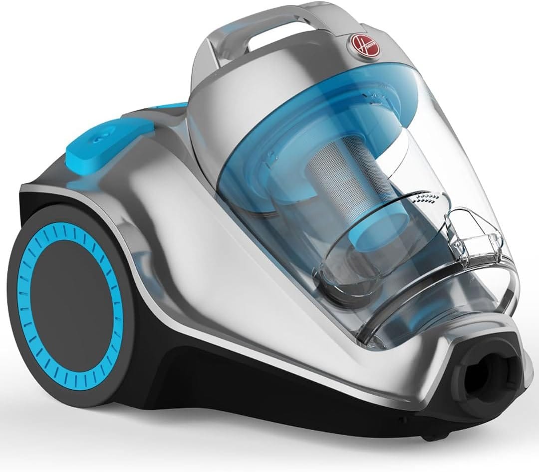 Hoover Power 7 4L Cyclonic Canister Vacuum Cleaner with HEPA Filter and ...