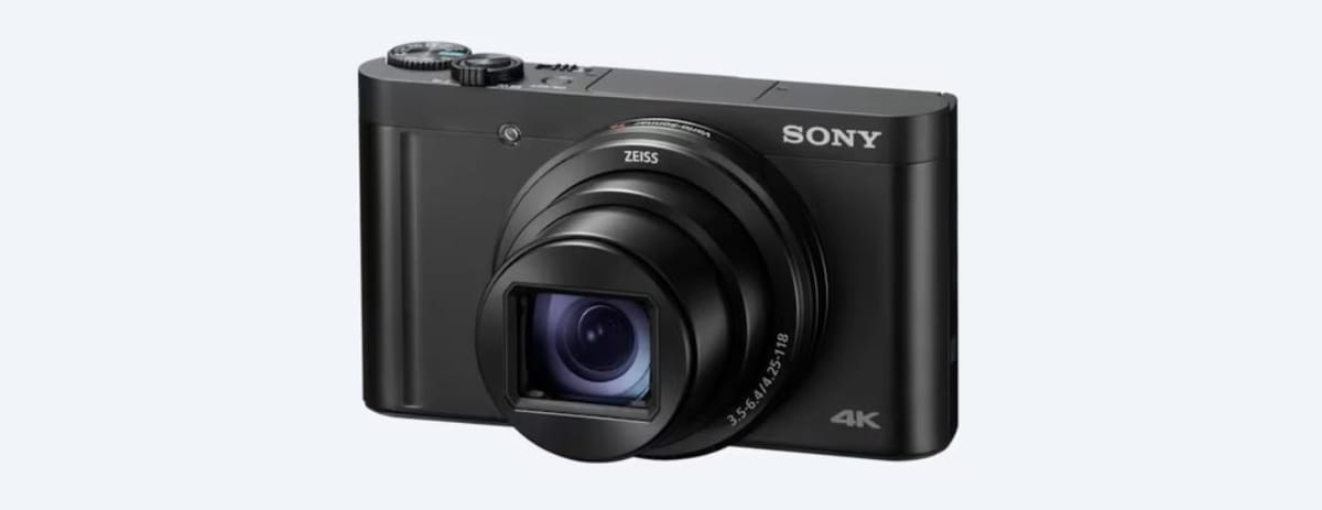 Sony WX800 Compact High-zoom Camera 4k Recording - Black