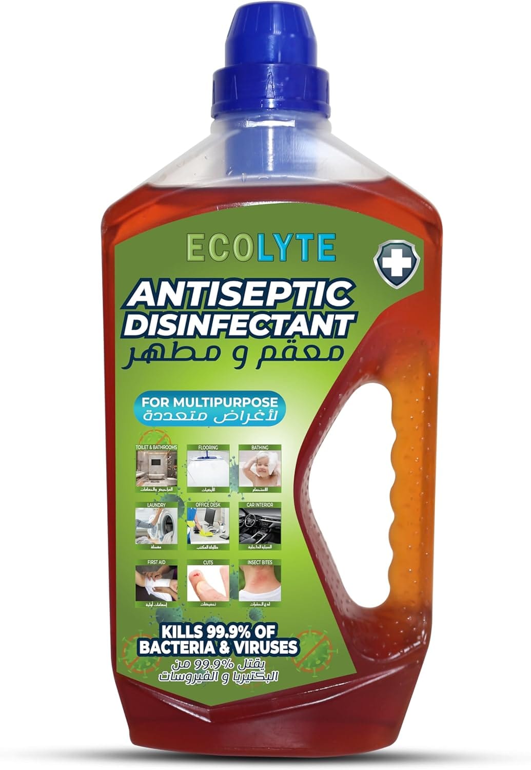 Ecolyte+ Premium Antiseptic Disinfectant Liquid for Effective Germ