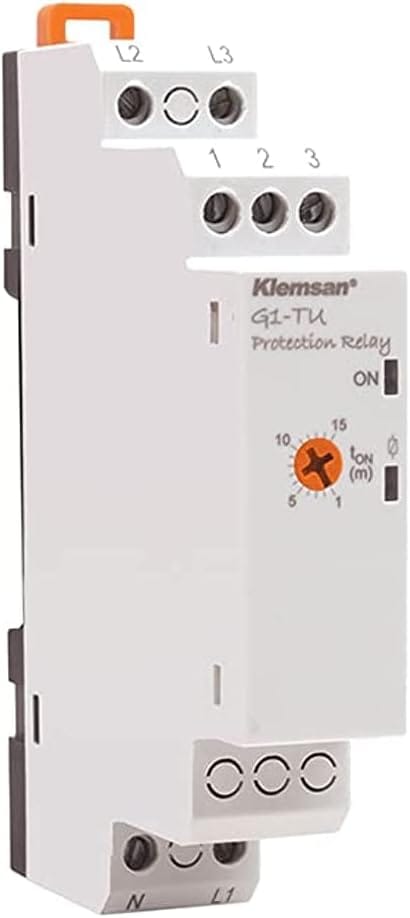 Klemsan Din Rail Mounted Circuit Protection Relay AC Voltage Monitoring