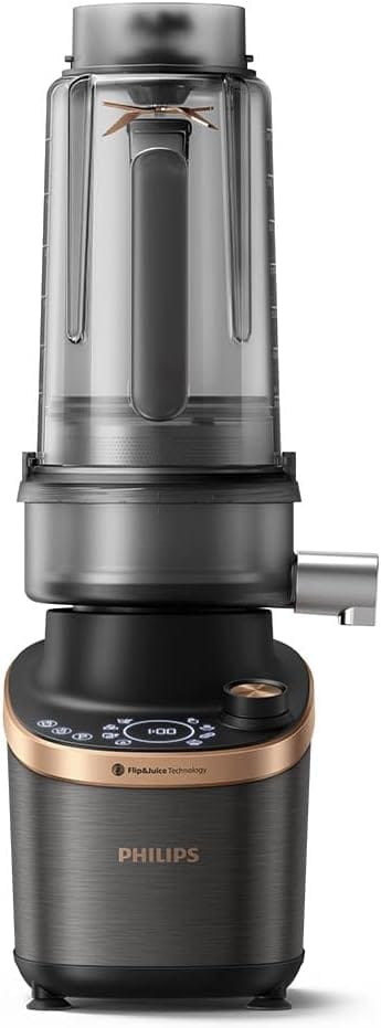 HR3770/00 Philips Flip & Juice Blender, 1500W, 1.8L, 12 Speed - Black