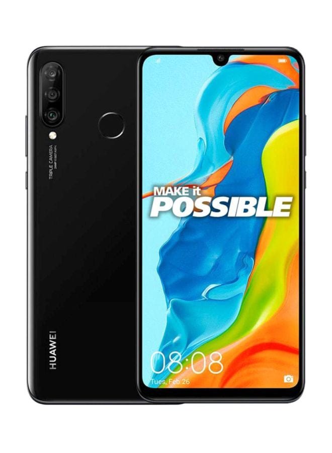 HUAWEI P30 Lite Dual-SIM 4G LTE 128GB 6GB RAM - Midnight Black