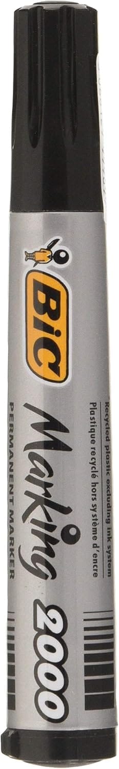 BIC Marking 2000 ECOlutions Permanent Bullet Tip Markers Pack of 1 - Black