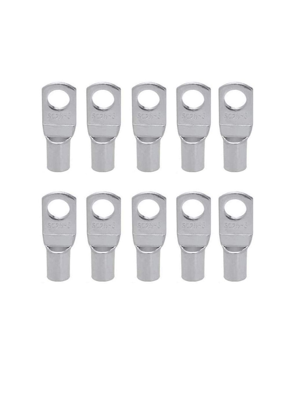 Generic Copper Cable Lugs 10Pcs Set-Wire Terminals, Connector Cable ...