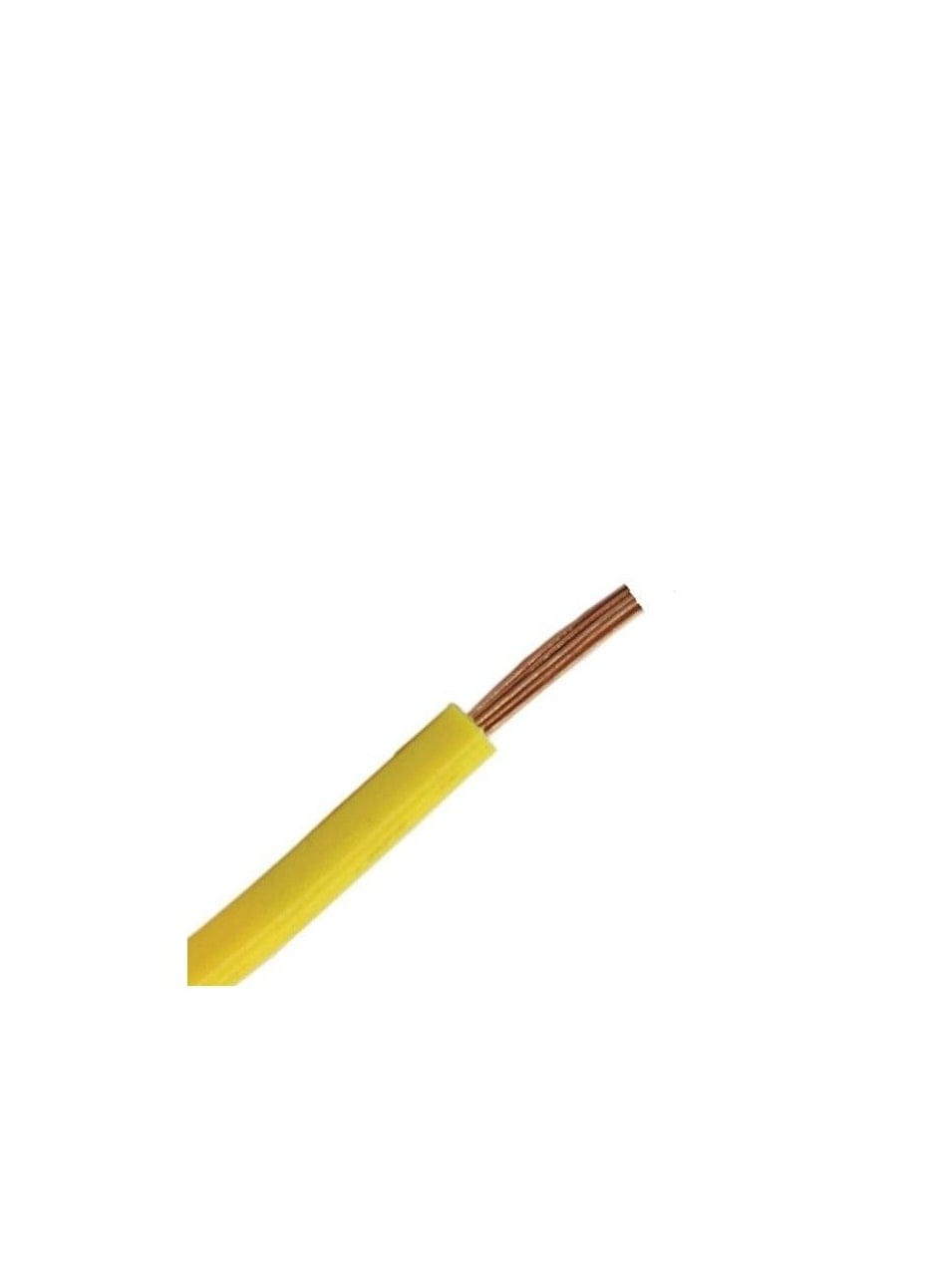 Oman Oman Cable 2.5mm Single Core -100 Yards-Yellow