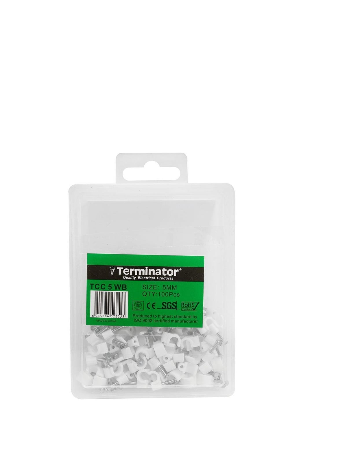 Terminator Terminator Cable Clips 100Pcs 5Mm TCC 5 WB