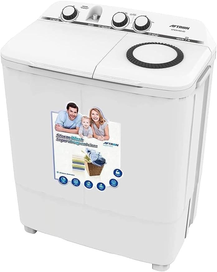 Aftron Top Load Semi Automatic Washing Machine, 7 kg Capacity